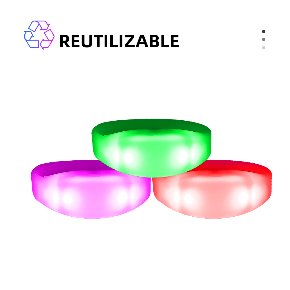 proveedor de pulsera led con control remoto | GFLAI